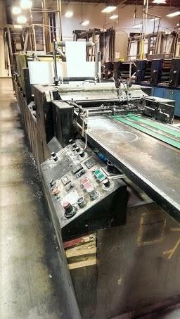 Lot #3: Didde DG 175 4 Color Web Press with Martin Paper Splicer - WireBids